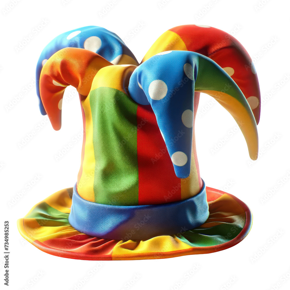 Colorful clown hat ,April Fool's Day, Haha,funny jokes,funny,3D ...