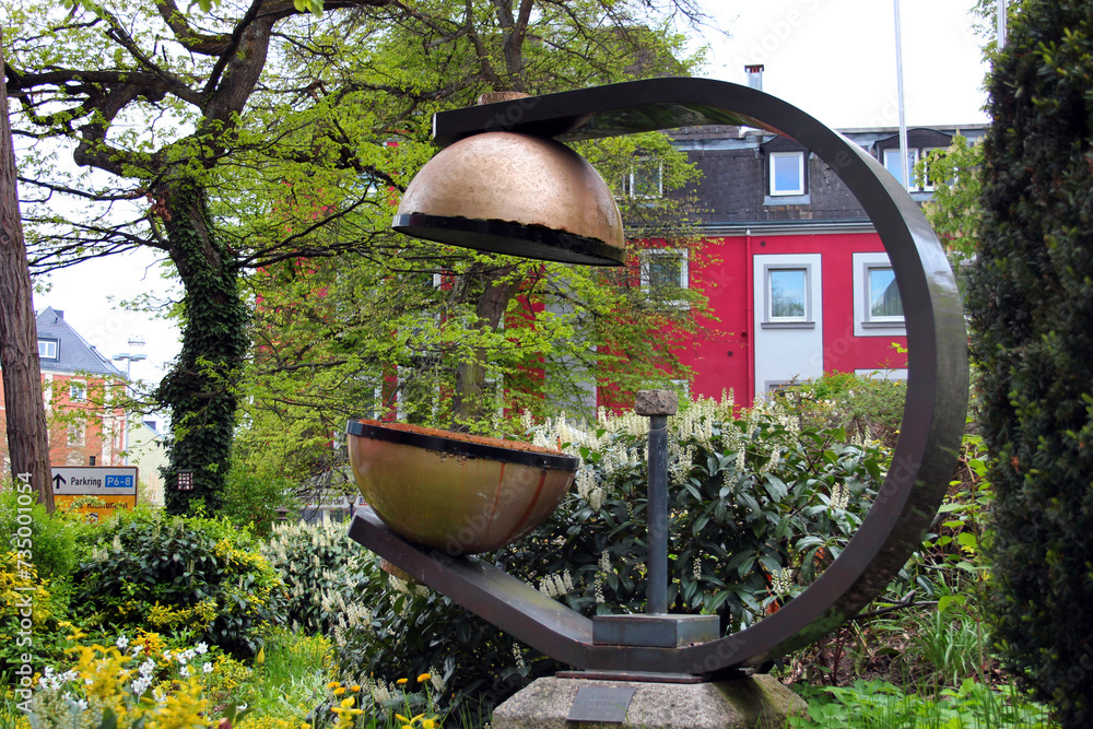 Hof, Germany - May 12, 2023: Monument to commemorate the 5th ...