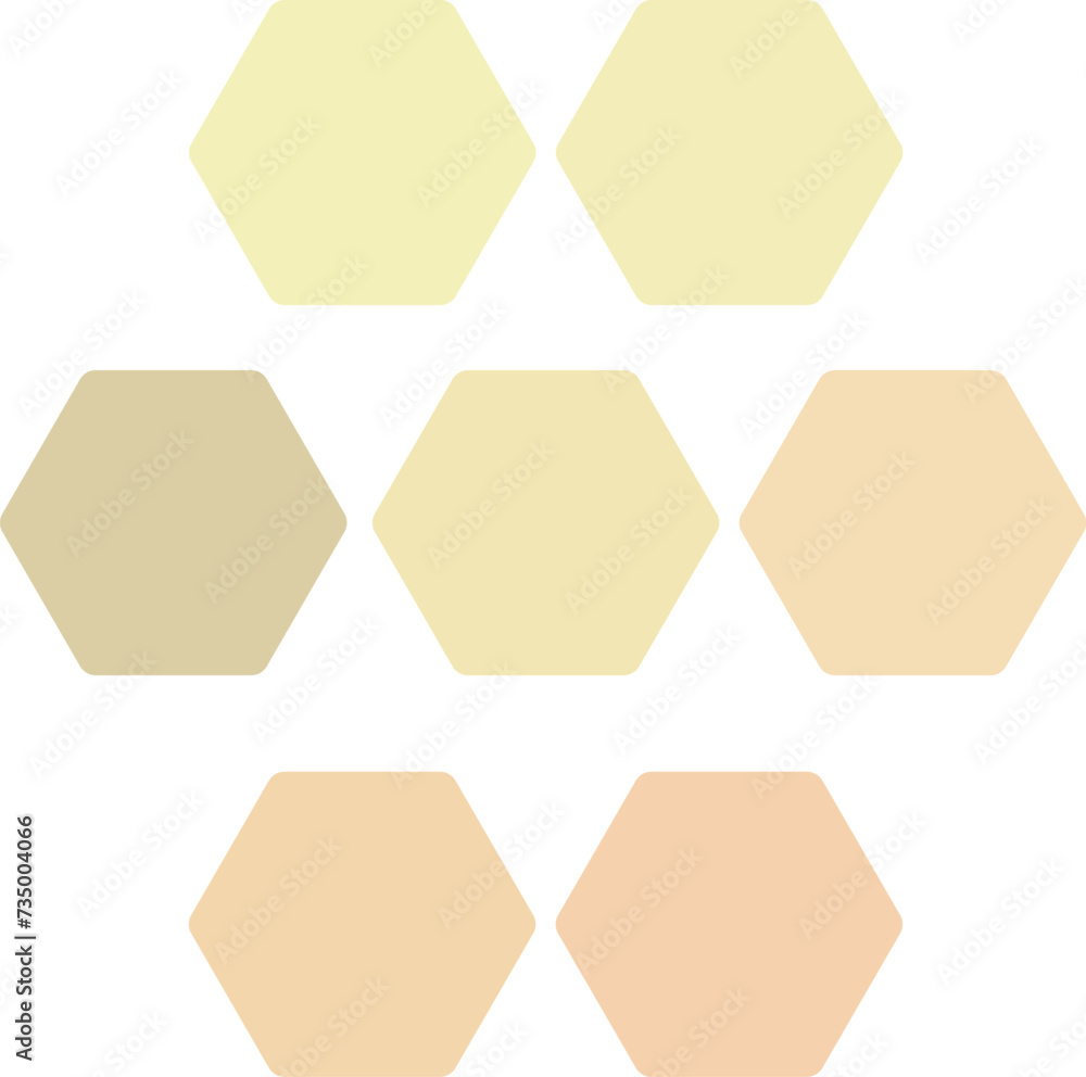 Skin Toon color palette Abstract Colored Palette Guide Stock Vector ...