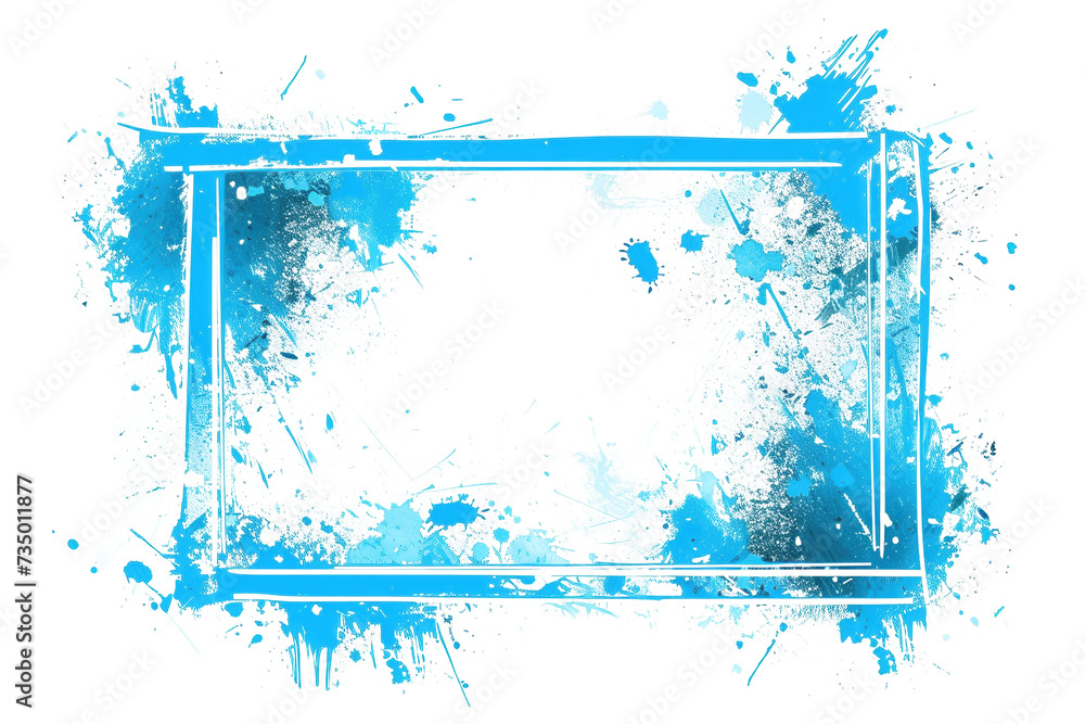 neon blue grunge and scratch effect background texture with transparent ...