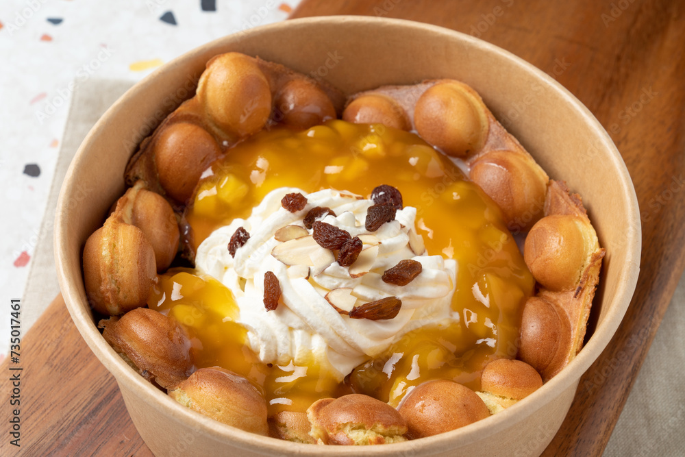 Cafe, cream, waffle, chocolate, latte, kiwi, bubble tea, balsam, bubble ...