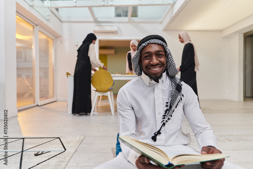 In the sacred month of Ramadan, an African American Muslim man ...