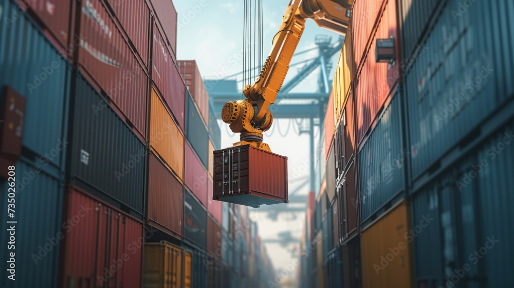 The concept of automated loading and unloading comes to life as a ...