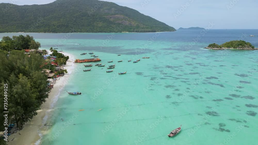 Koh Lipe - an island in Thailand with clear turquoise water and white ...