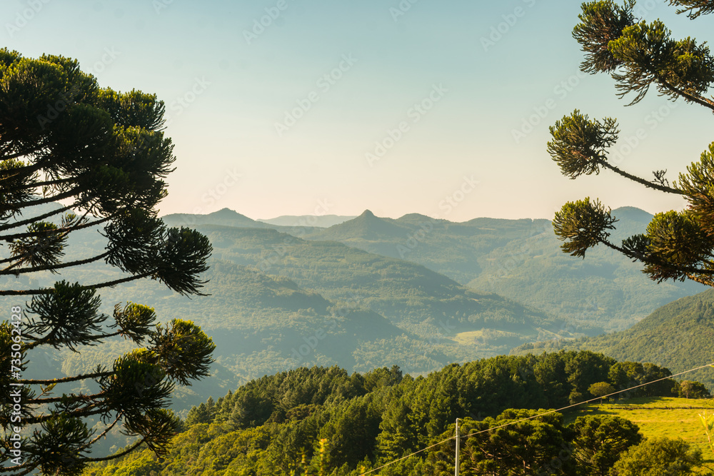 Valley of the pyramids viewpoint in Lagoas region - Countryside of Sao ...