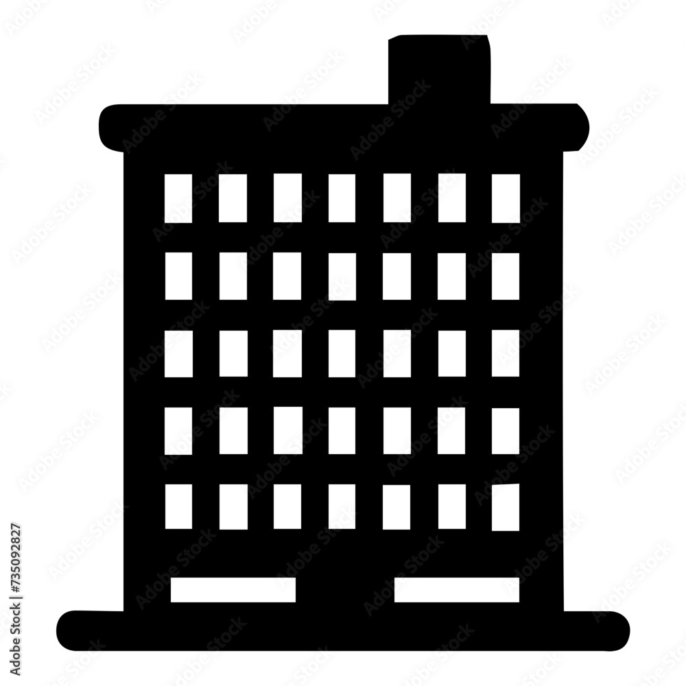Versatile Building Vector Icon: Modern Architecture Graphics for Real ...