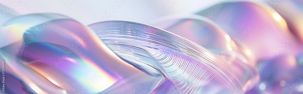 This image displays a close-up view of a smooth, undulating surface ...