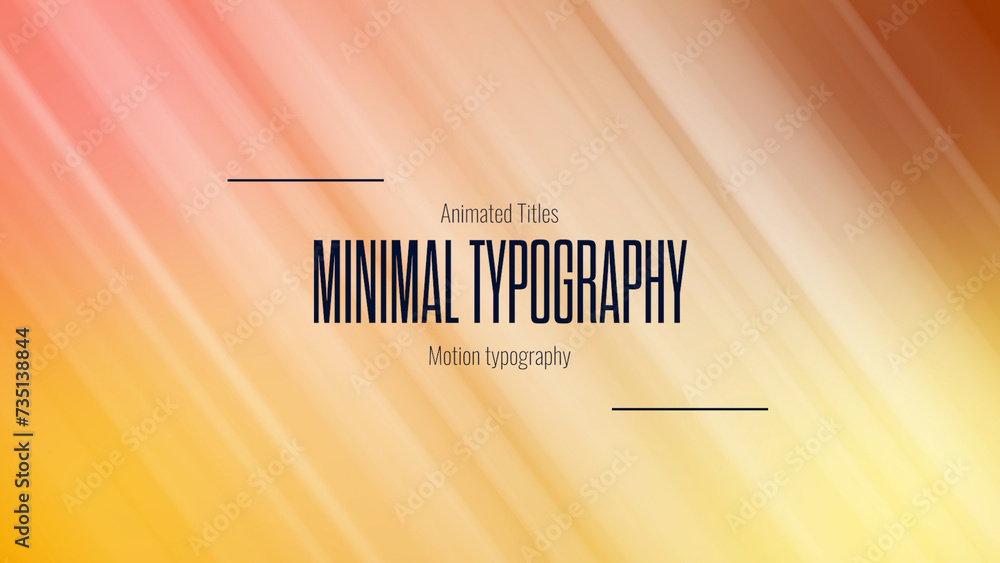 Vivid Titles | Changeable Colors Stock Template | Adobe Stock