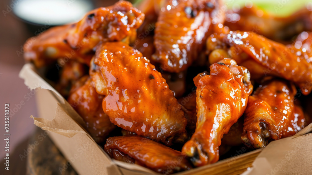 These fiery buffalo wings are not for the faint of heart with a ...