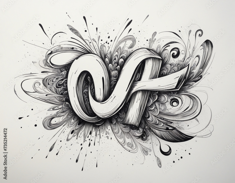 Ink scribble plus symbol on transparent background Stock Illustration ...