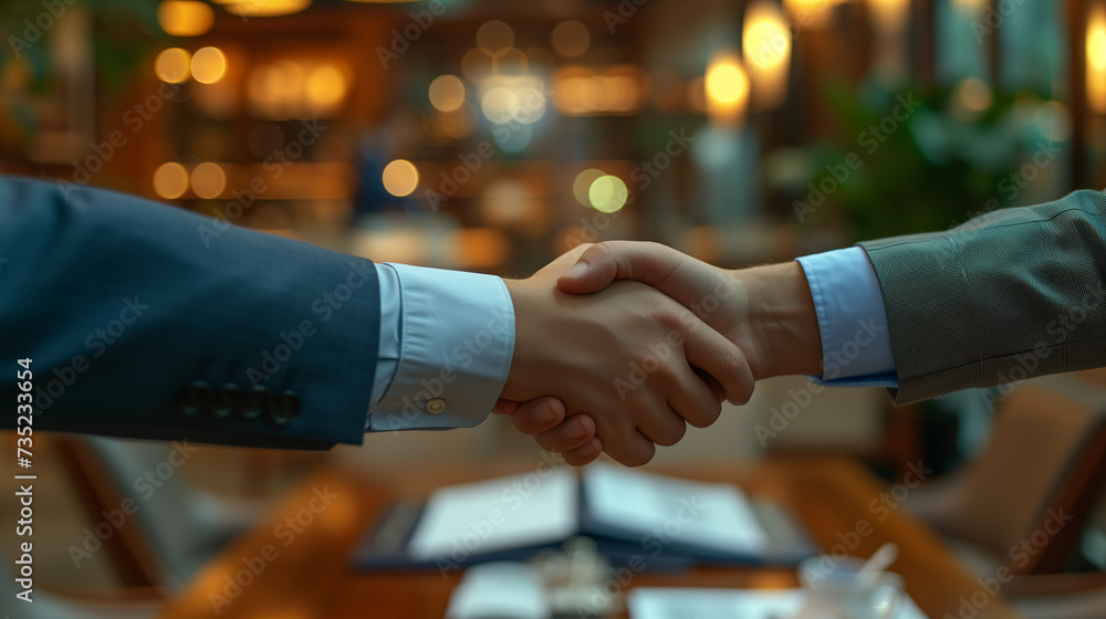 Professional Business Handshake: Closing a Deal with a Firm Handshake ...
