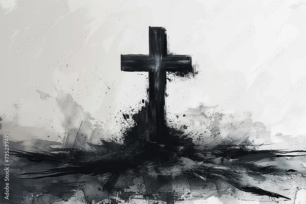 Capture the essence of Ash Wednesday with a visual representation ...