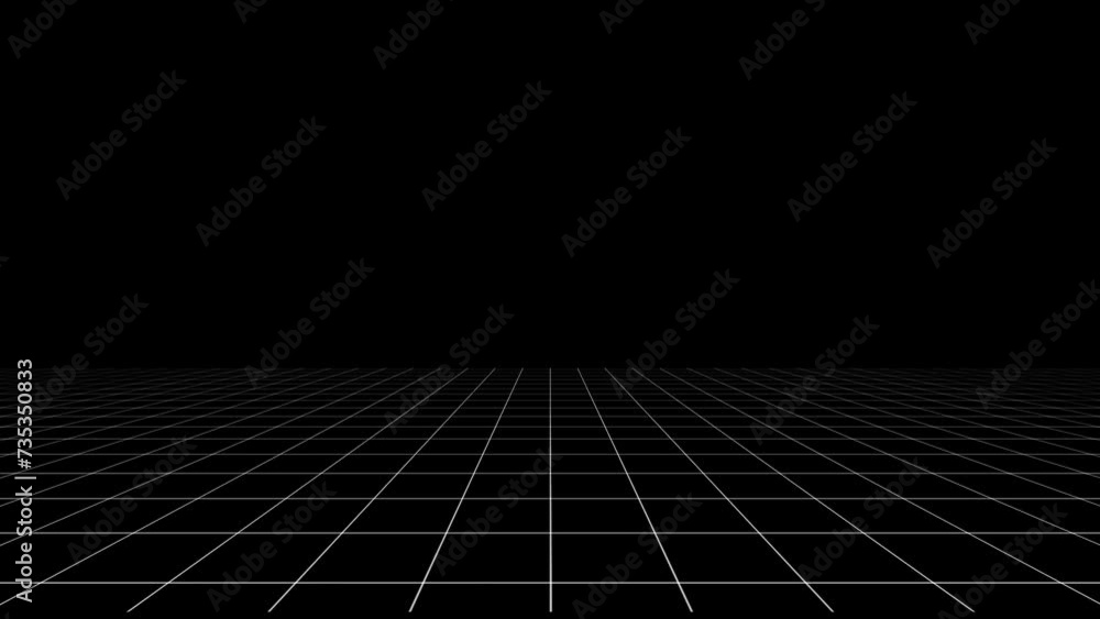 Perspective grid loop motion vertically upcoming animation background ...