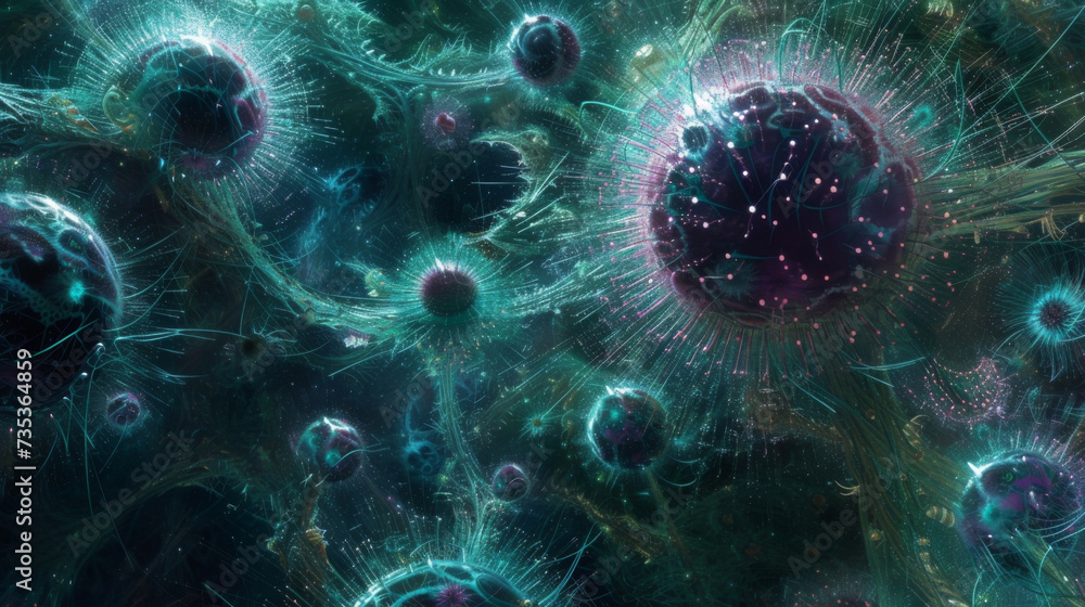 A perpetual game of chase as amoebae and other microscopic creatures ...