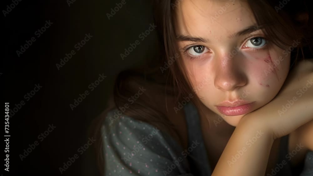 A teenage girl with scars on her arms a reminder of the selfharm she ...