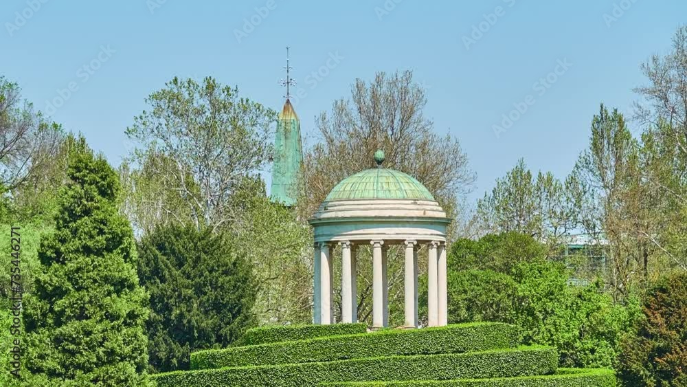Stockvideo Parco Querini is green area of city of Vicenza, Italy ...