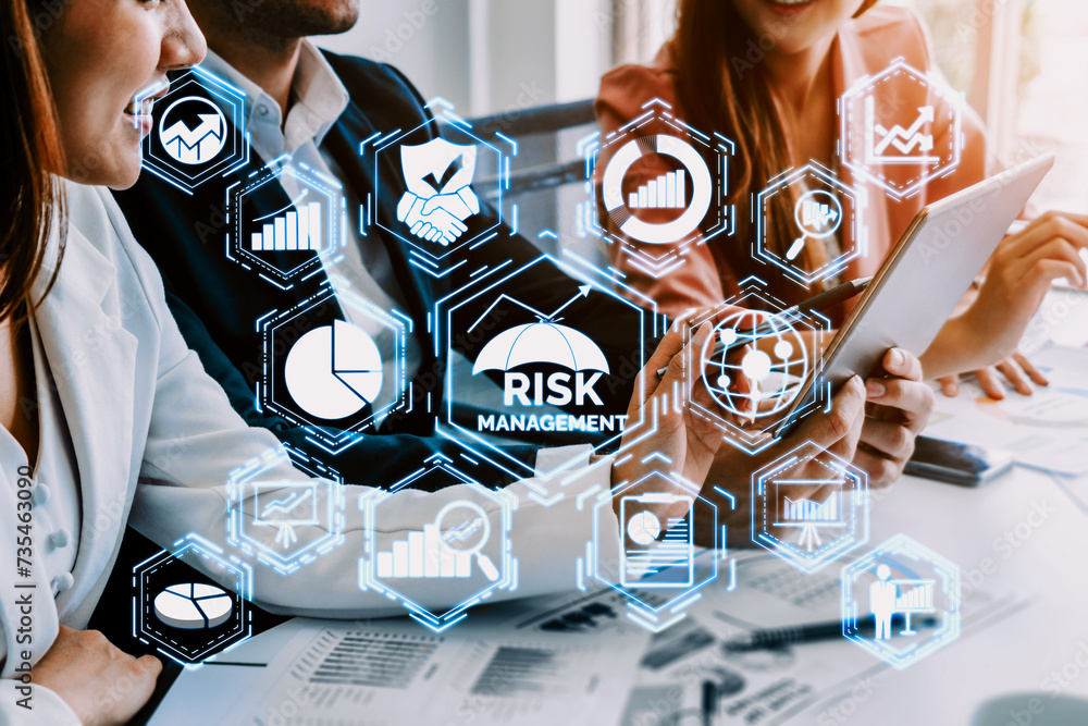 Risk Management and Assessment for Business Investment Concept. Modern ...