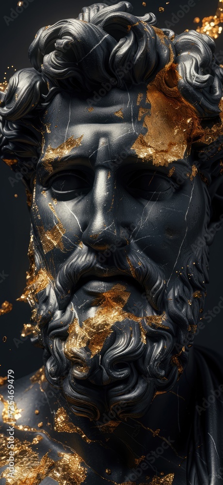 Divine creativity: god of Olympus reimagined in a captivating display ...