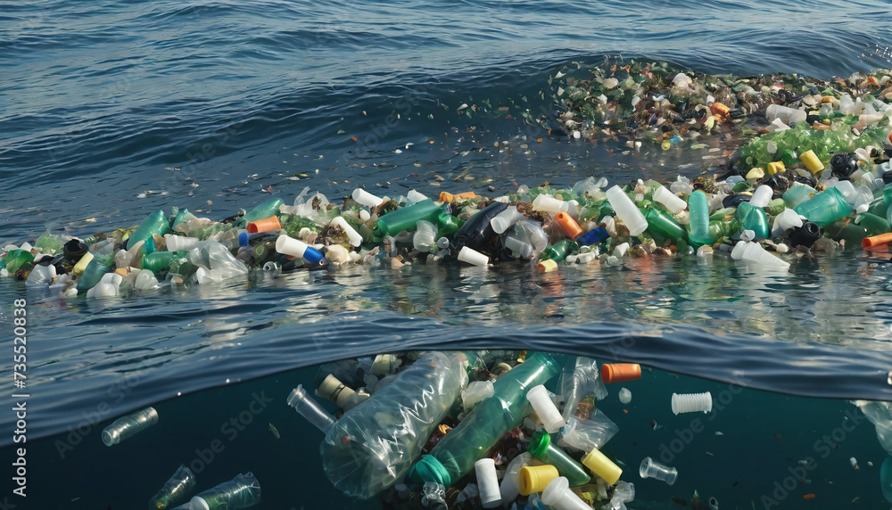 Free-floating industrial plastic waste in the ocean and on beaches ...