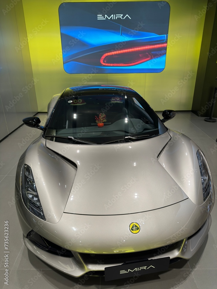 Wuhan,China-Feb.13th 2024: Lotus Emira in store. luxury sports car by ...