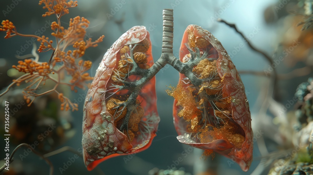 Unveiling Unhealthy Lungs: Realistic Photos Depicting Respiratory ...