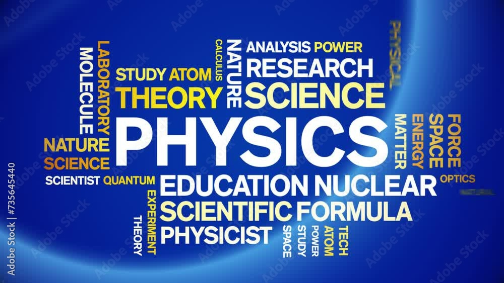 Physics animated tag word cloud;text design animation kinetic ...