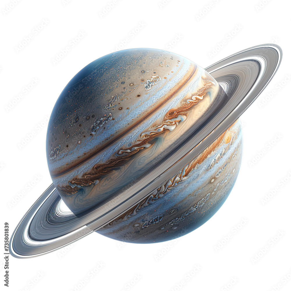 Saturn isolated on transparent background, element remove background ...