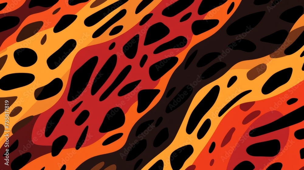 Vibrant and versatile abstract animal skin pattern vector: high-quality ...