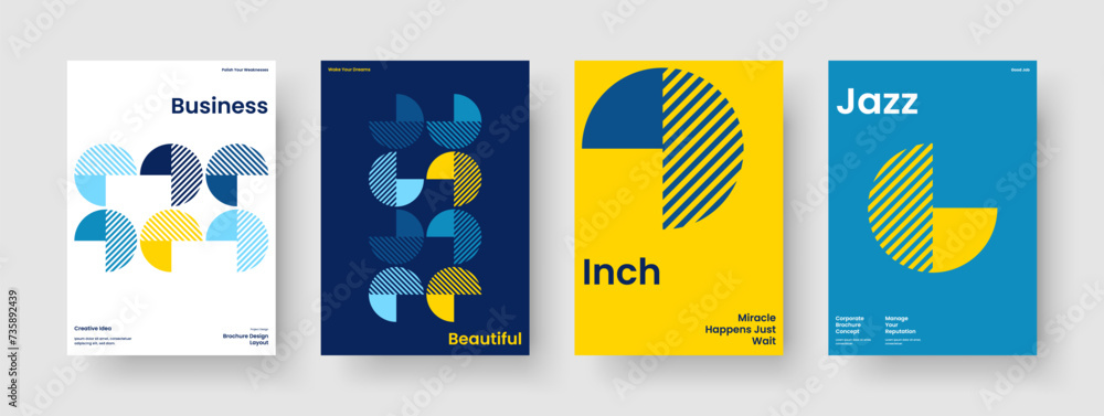 Creative Report Layout. Isolated Background Design. Modern Banner ...