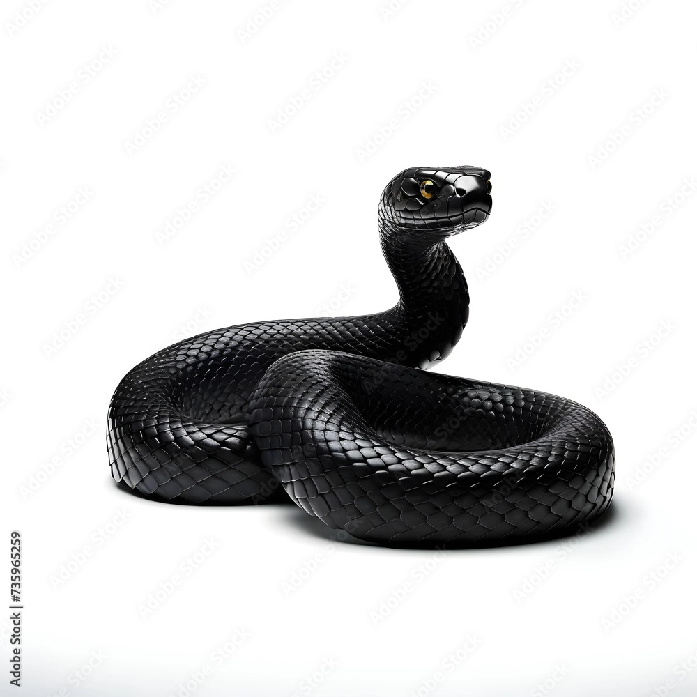 Black mamba full body on nature background Stock Photo | Adobe Stock