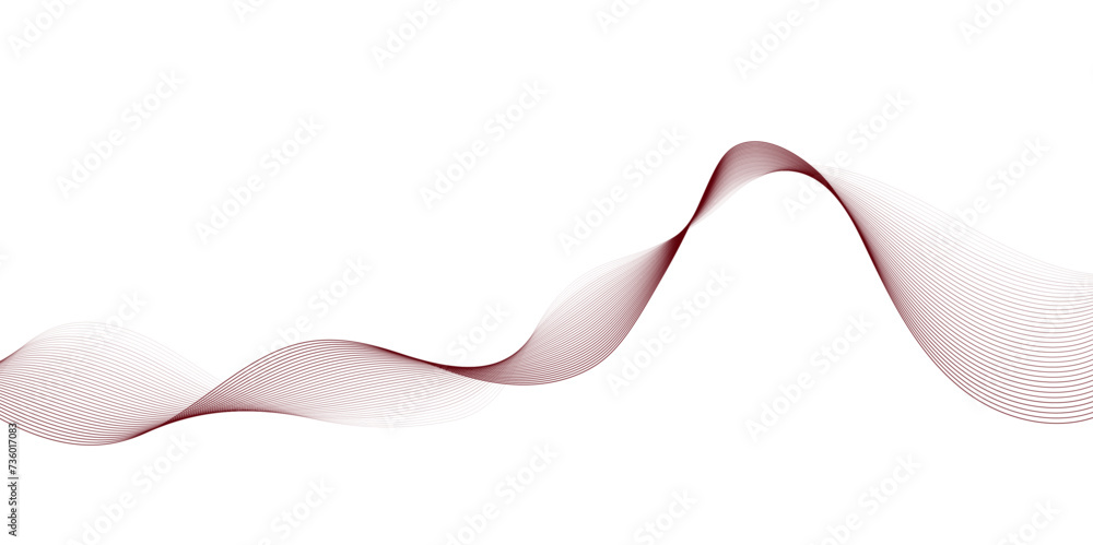 abstract wave lines background. dark red wave background. abstract ...
