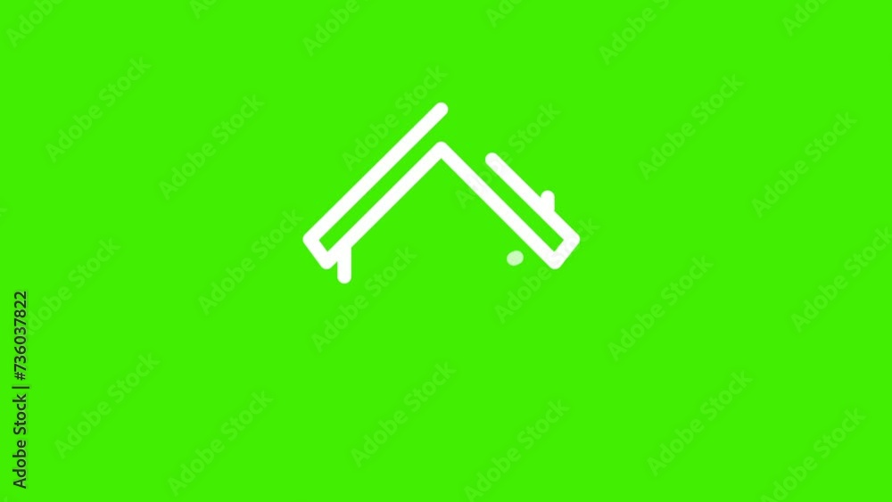 Animated security white line icons. Social protection. Home insurance ...