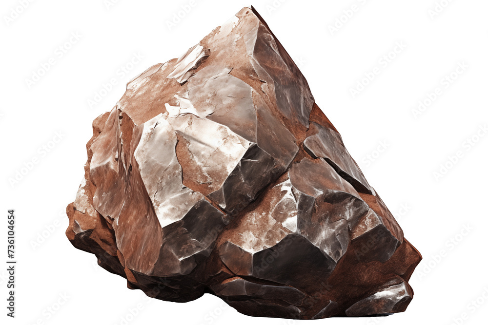 Iron Rock PNG Gem nugget crystal precious rock isolated on transparent ...