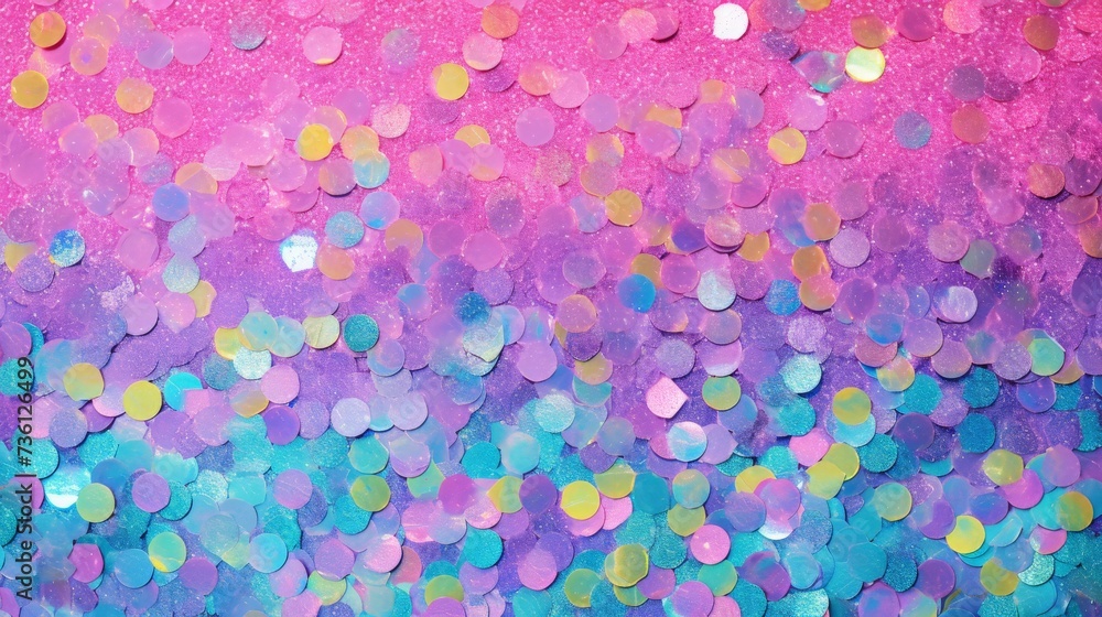 Fun rainbow pink, blue green, purple, yellow color glitter sparkle ...