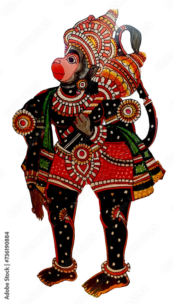 Hanuman ji Leather Puppet Stock Photo | Adobe Stock