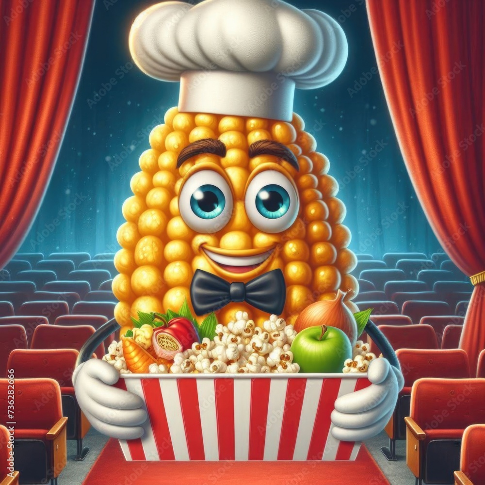 Fanny food fruit, illustration isolated, white, vector, easter, basket ...