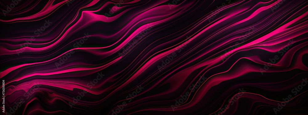 matte black, hot pink stripes, raytracing, pitch-dark photography ...