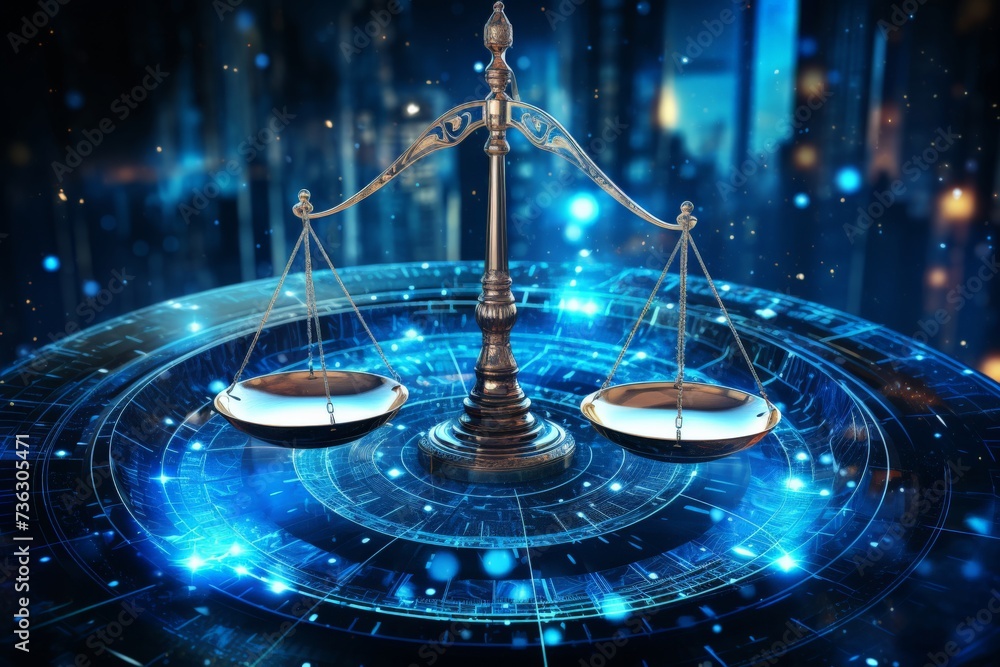 Unbiased artificial intelligence, Scales of Justice in Digital World ...