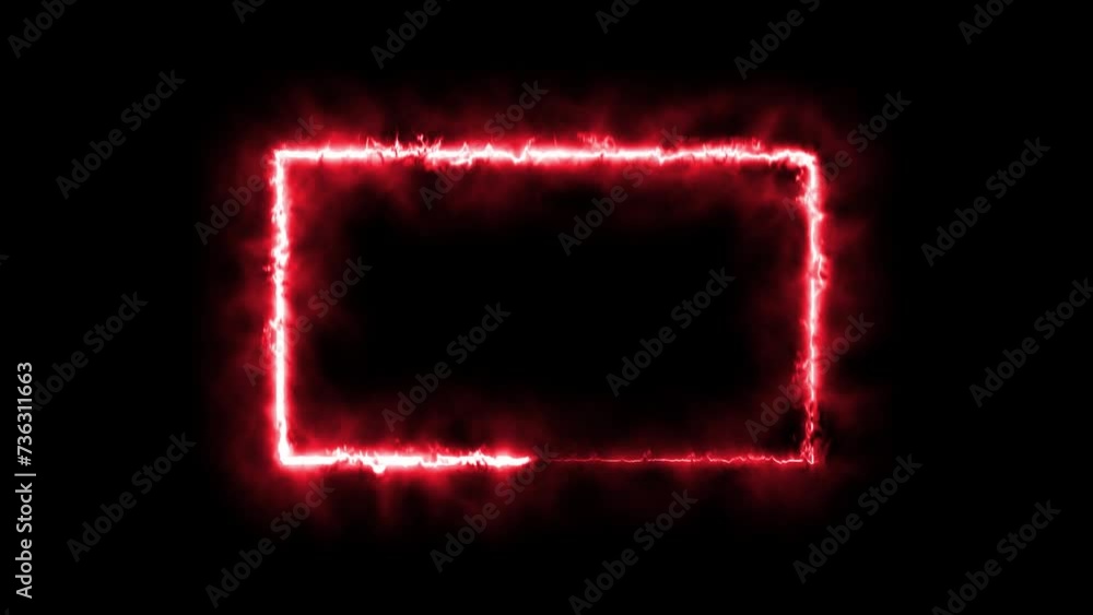 frame glowing light saber animation, saber frame, neon, abstract ...