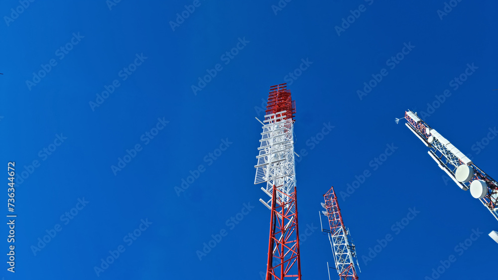 Estación repetidora de comunicación celular o Radiobase, comunicación ...