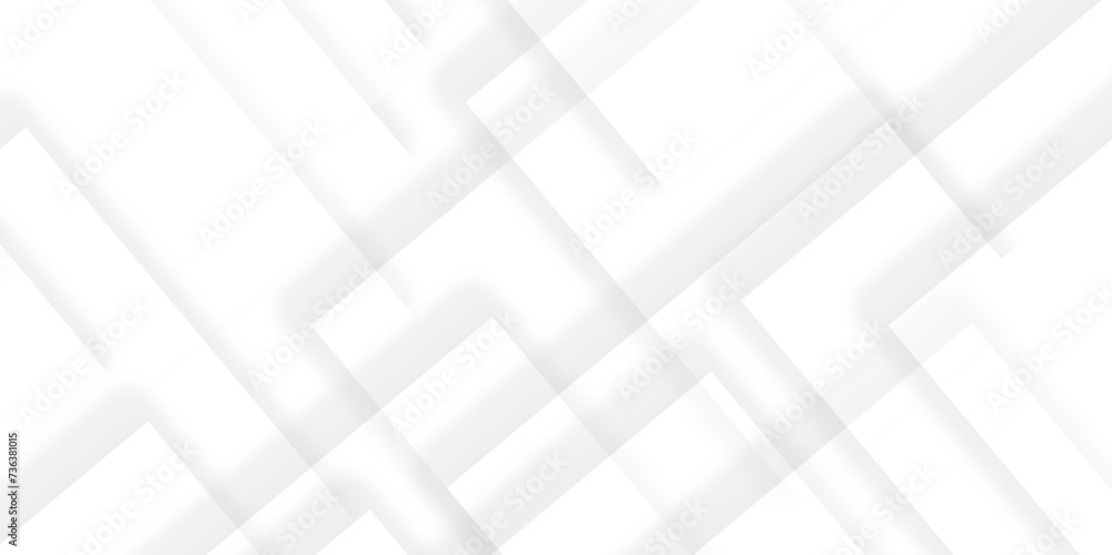 Abstract white background design with layers of textured white ...