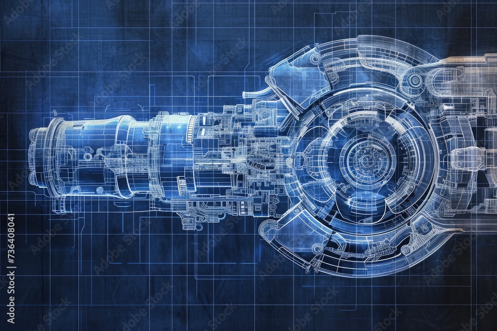 A detailed blueprint image showcasing the design and dimensions of a ...