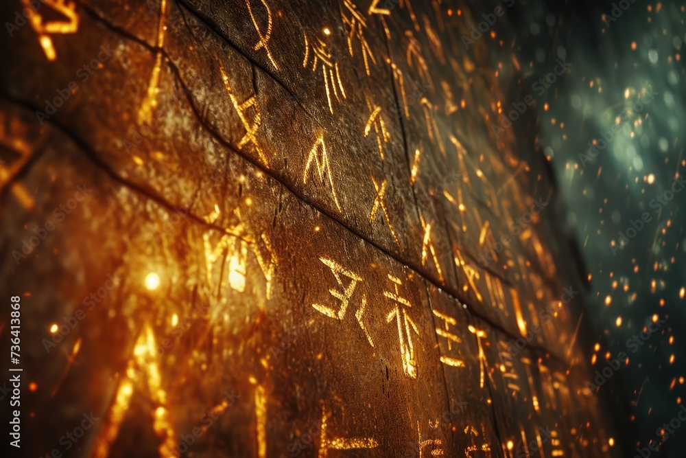 A clear, close-up shot showcasing the intricate details of graffiti ...