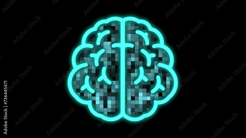 Vidéo Stock Cg footage on a black background, a symbol identified as a ...