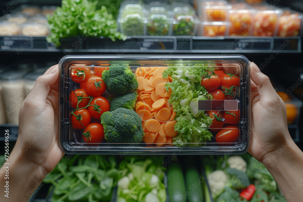 An augmented reality nutrition guide that overlays helpful information ...