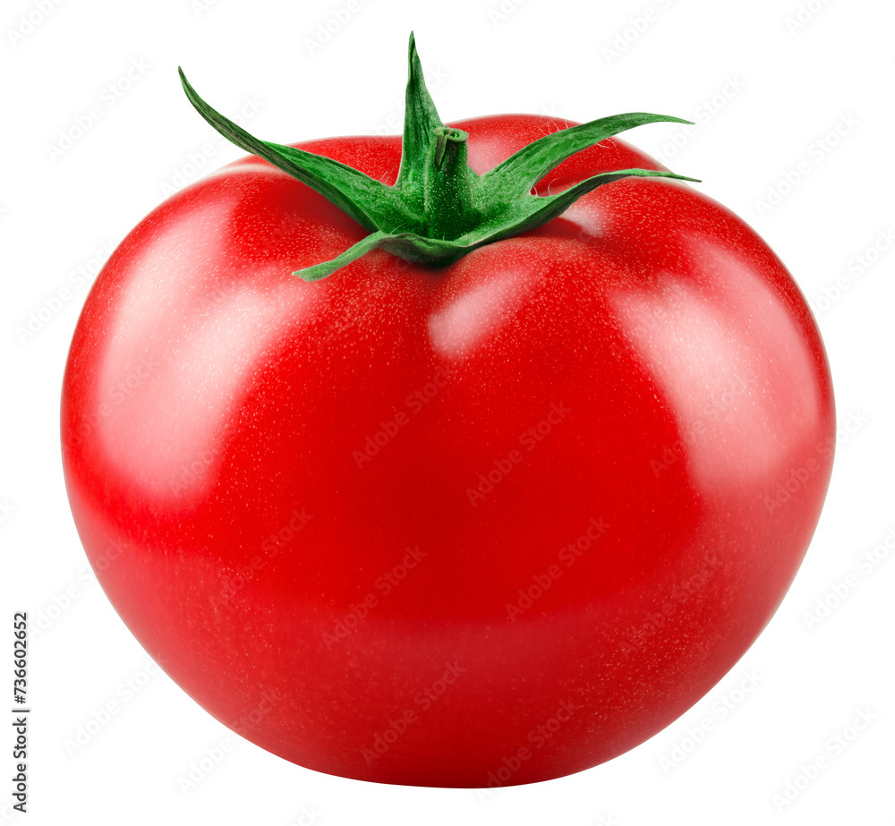Tomato transparent background. One tomato isolated on transparent or ...