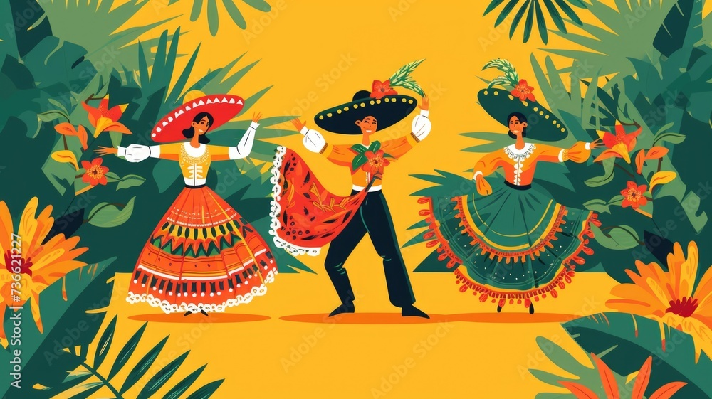 Cinco de Mayo dance performance featuring traditional folk dances ...