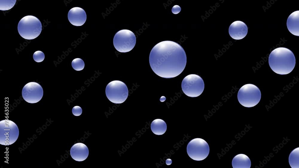 bubbles on transparent background, bubbles animation, bubbles sway ...