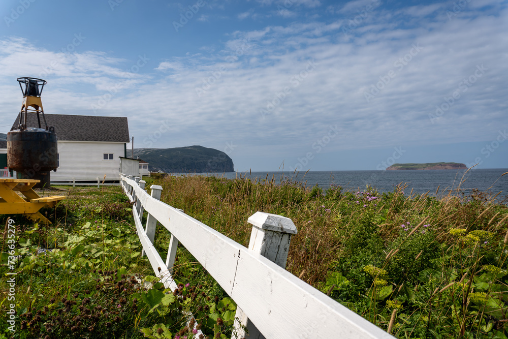 Mainland (La Grand'terre) coast line on Port au Port Peninsula in ...