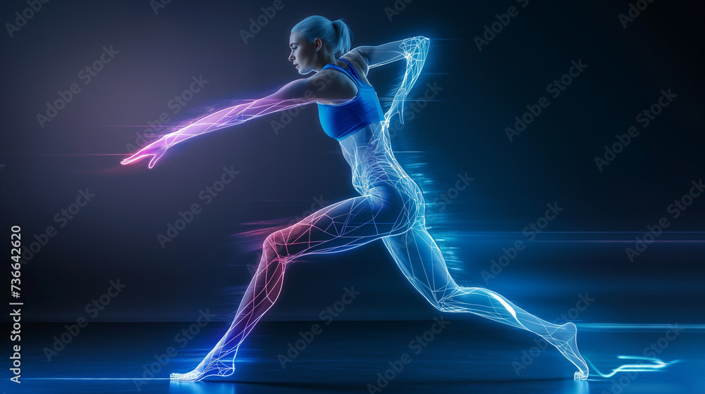 In a mesmerizing display of athleticism, vibrant and energetic athletes ...